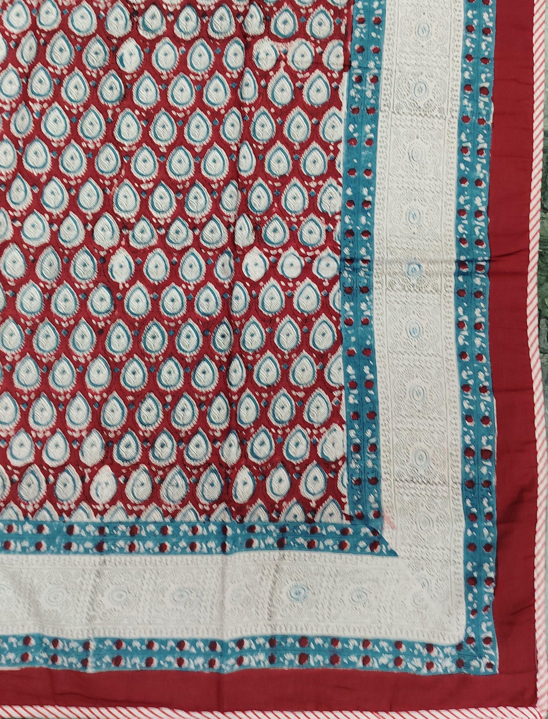 Hand Block Printed Cotton Single Dohar – Gulabchand Prints