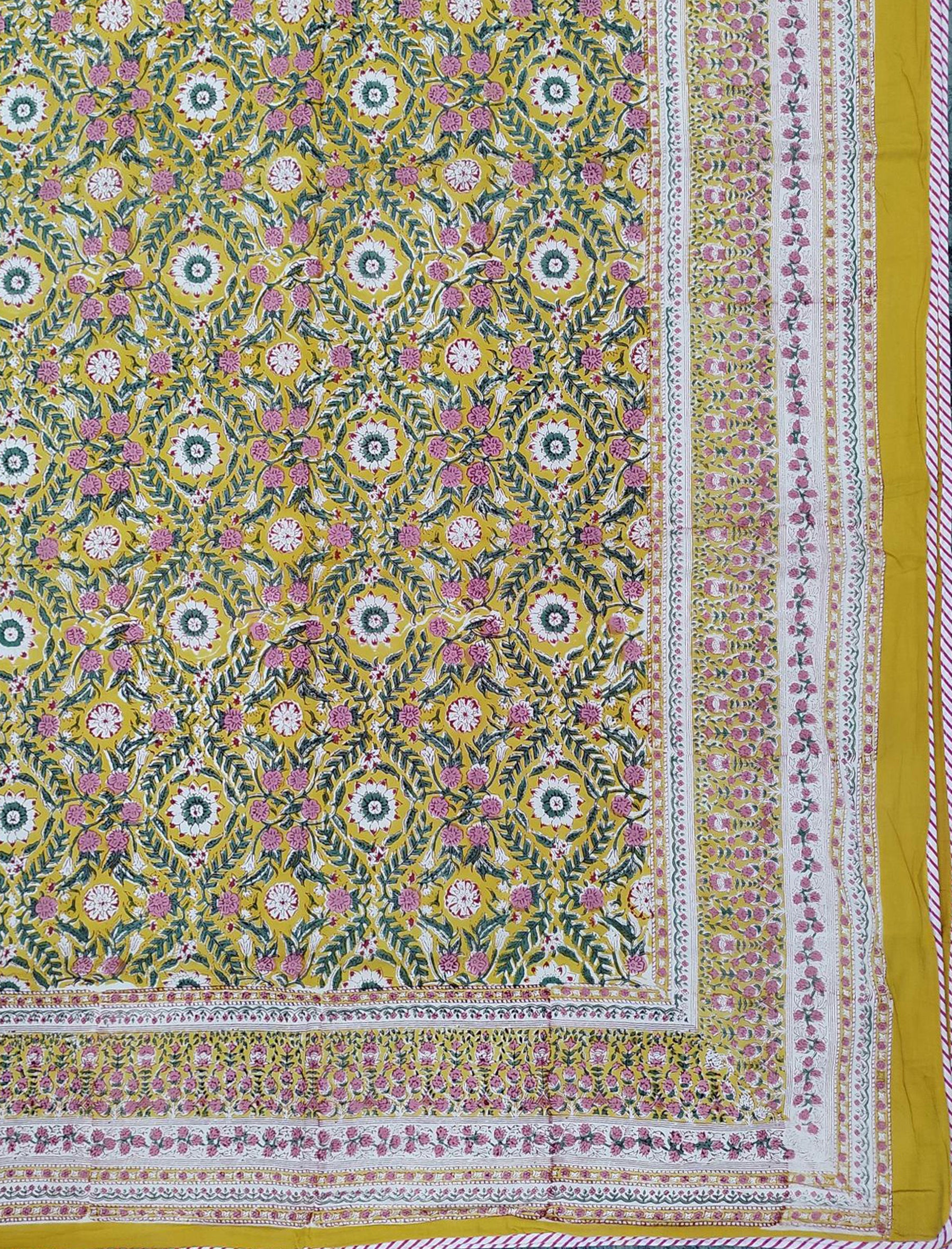 Hand Block Printed Cotton Single Dohar – Gulabchand Prints